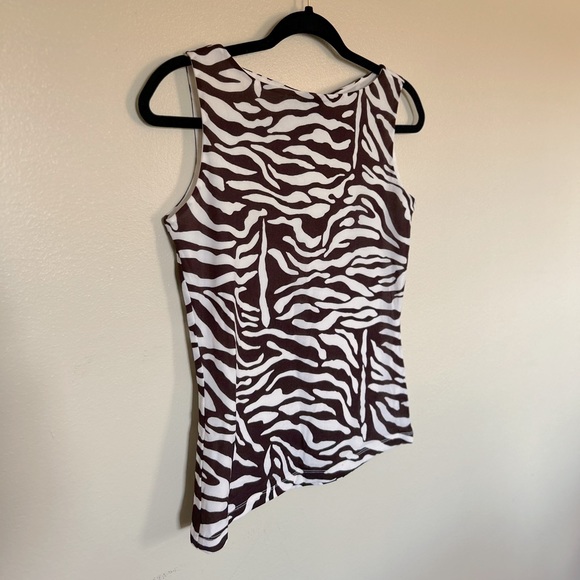 INC International Concepts | Tops | Y2k Zebra Top | Poshmark